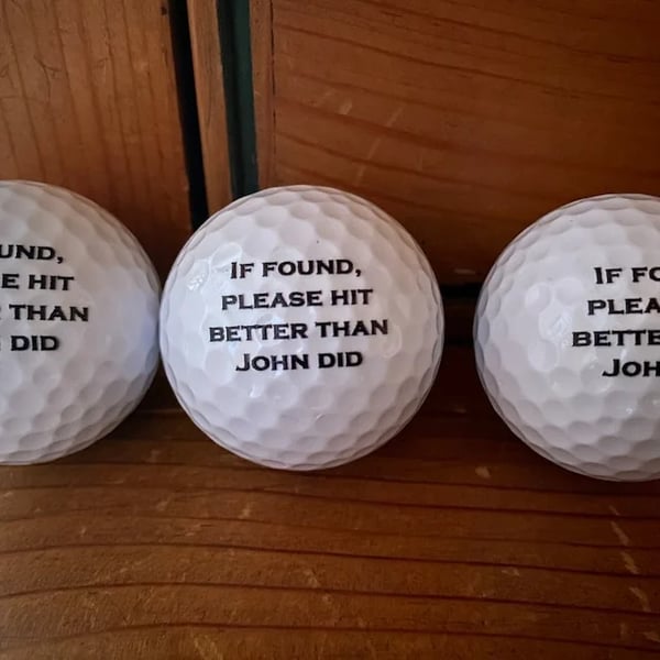 Personalized Funny Golf Balls - mpnice