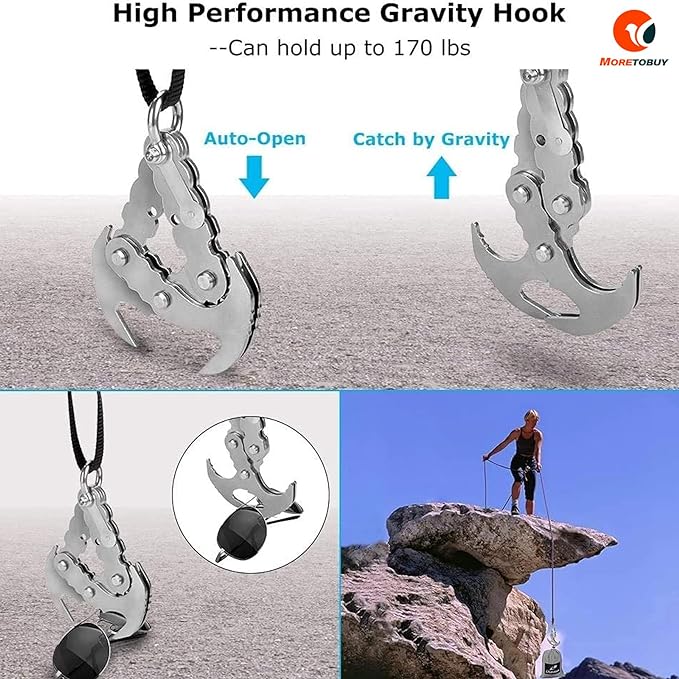🔥Early Christmas Sale-50% OFF-Stainless steel foldable gravity hook-B ...